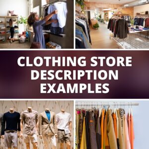 20+ Clothing Store Description Examples • Eat, Sleep, Wander